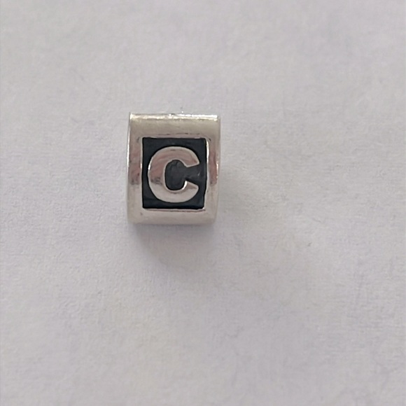 Pandora | Jewelry | Pandora Charm Letter C | Poshmark